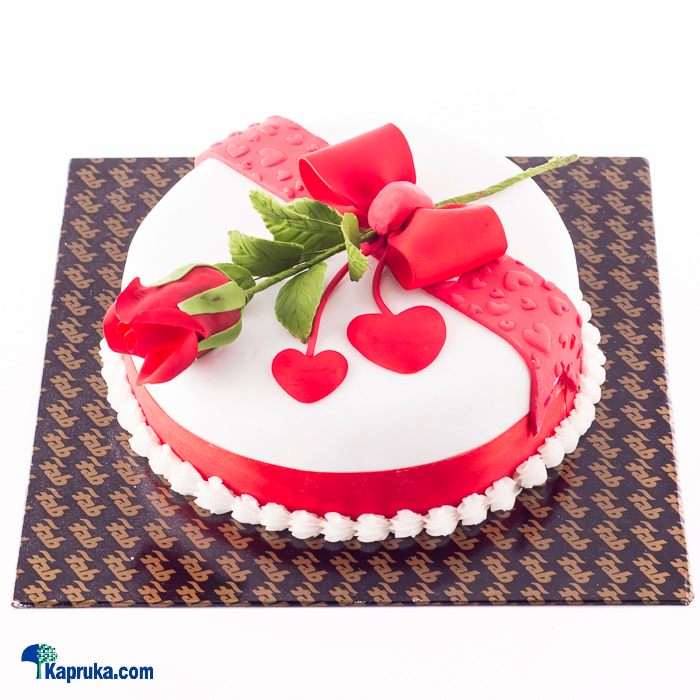 Fab | Fab Valentine Ribbon Cake Price in Sri Lanka | Fab Cake