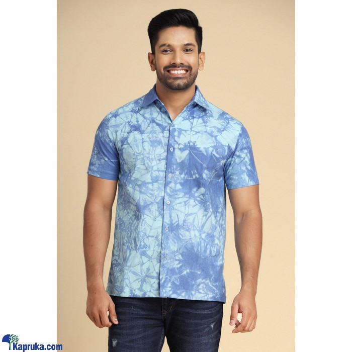 innovation-revamped-blue-tie-dye-linen-shirt-online-price-in-sri
