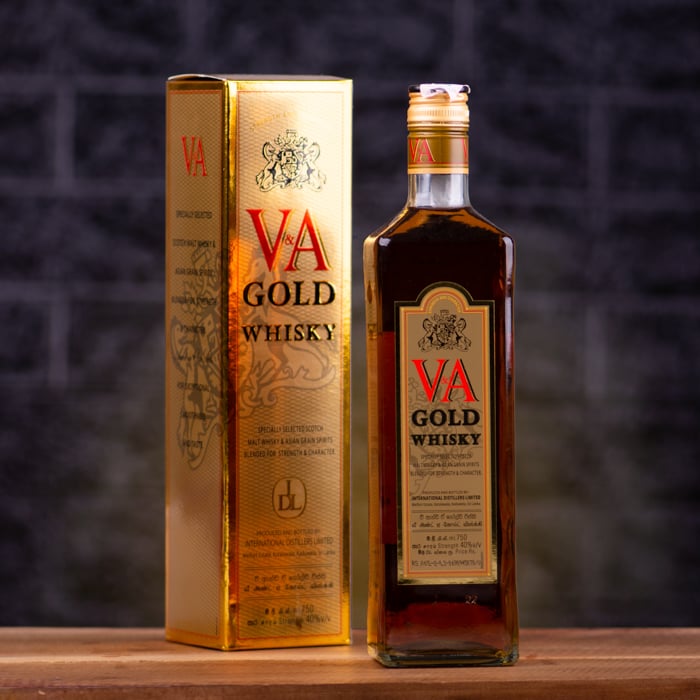 Online V and A Gold Whiskey 750ml-40% Online Price in Sri Lanka ...