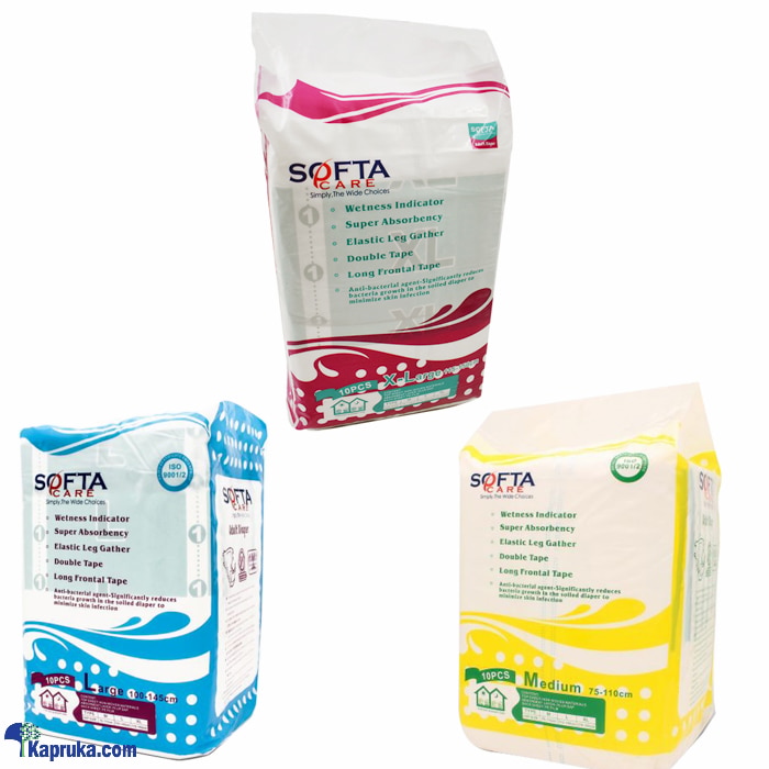 Softa Care | ADULT DIAPERS SOFTA CARE Online Price in Sri Lanka | SQ ...