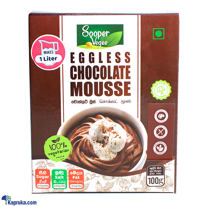 Get Sooper Vegee Eggless Chocolate Online Price in Sri Lanka | At Kapruka