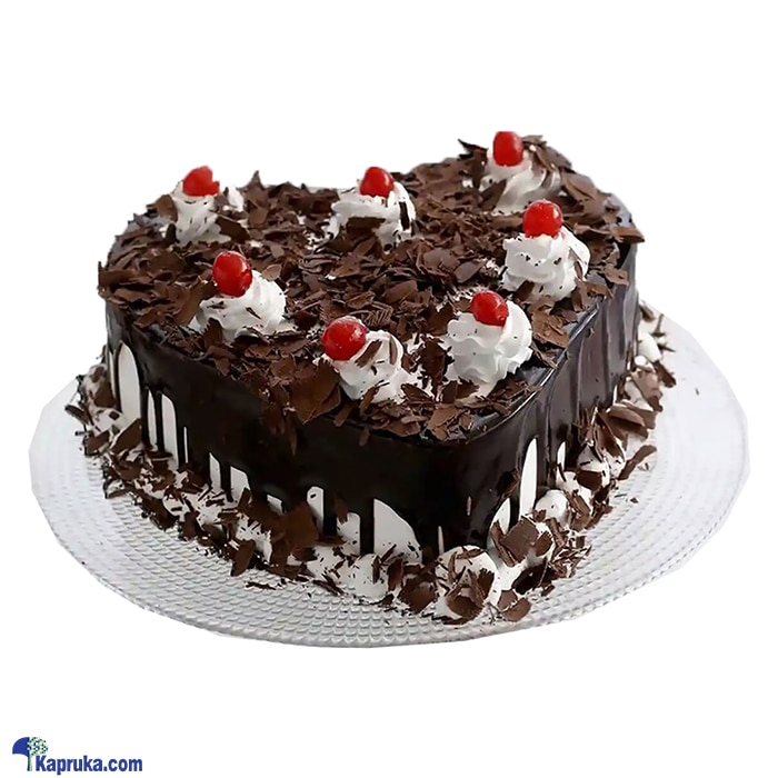 Get Heart Shaped Black Forest Cake Online Price in Sri Lanka | Topaz ...