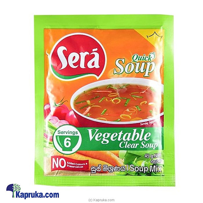 Sera | Sera Soup Vegetable 45g Price in Sri Lanka | At Kapruka