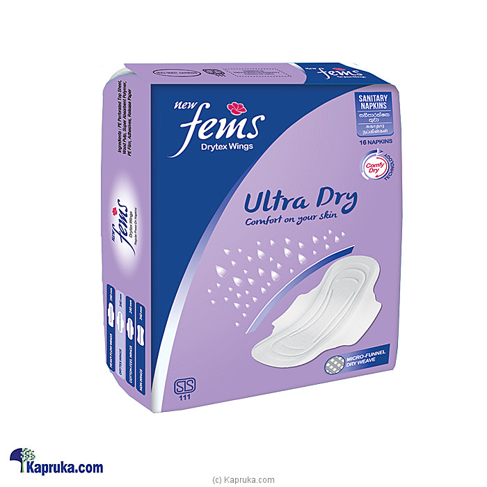 Fems | Fems Drytex Wings 16pcs Price in Sri Lanka | Hemas Holdings PLC