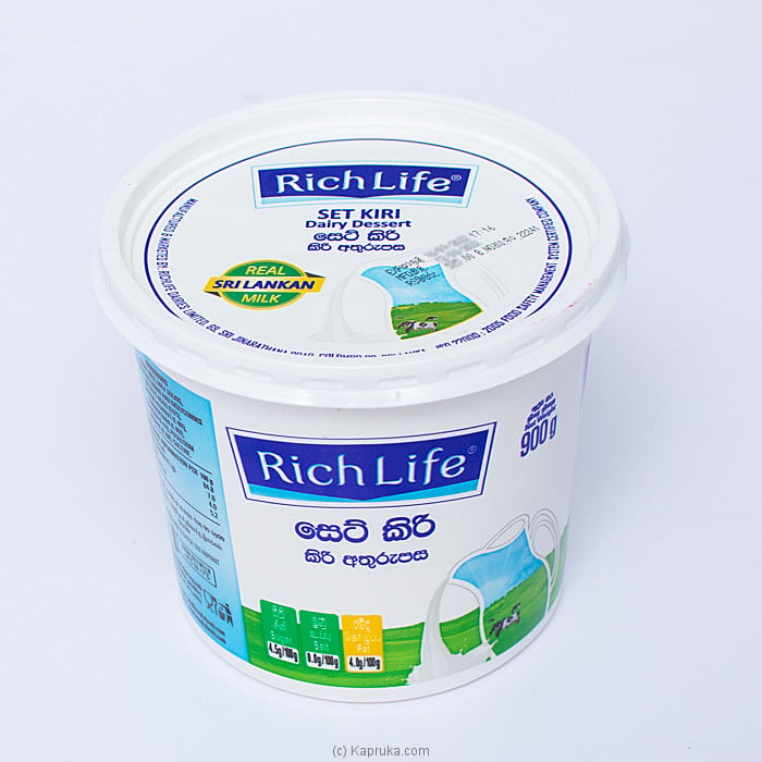 Get Rich Life Set Kiri - 900ml Tub Online Price in Sri Lanka | At Kapruka