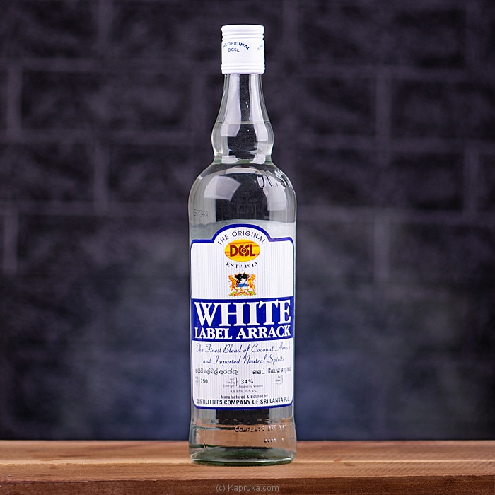 Send DCSL White Label Arrack 750ml Price in Sri Lanka | Victory Stores